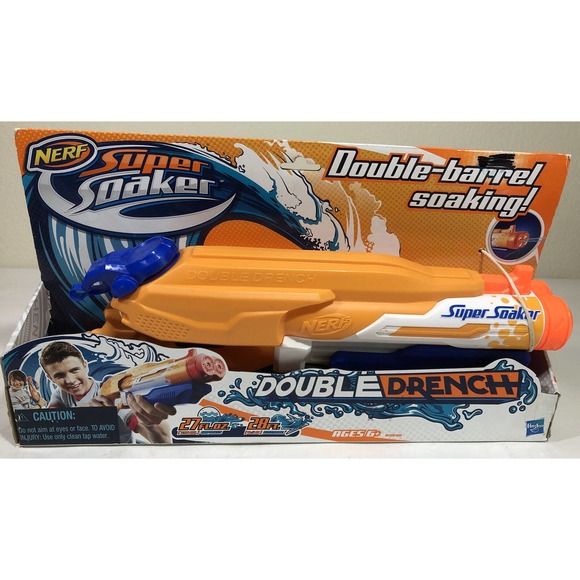 Nerf | Toys | Nerf Super Soaker Double Drench Double Barrel Blaster ...